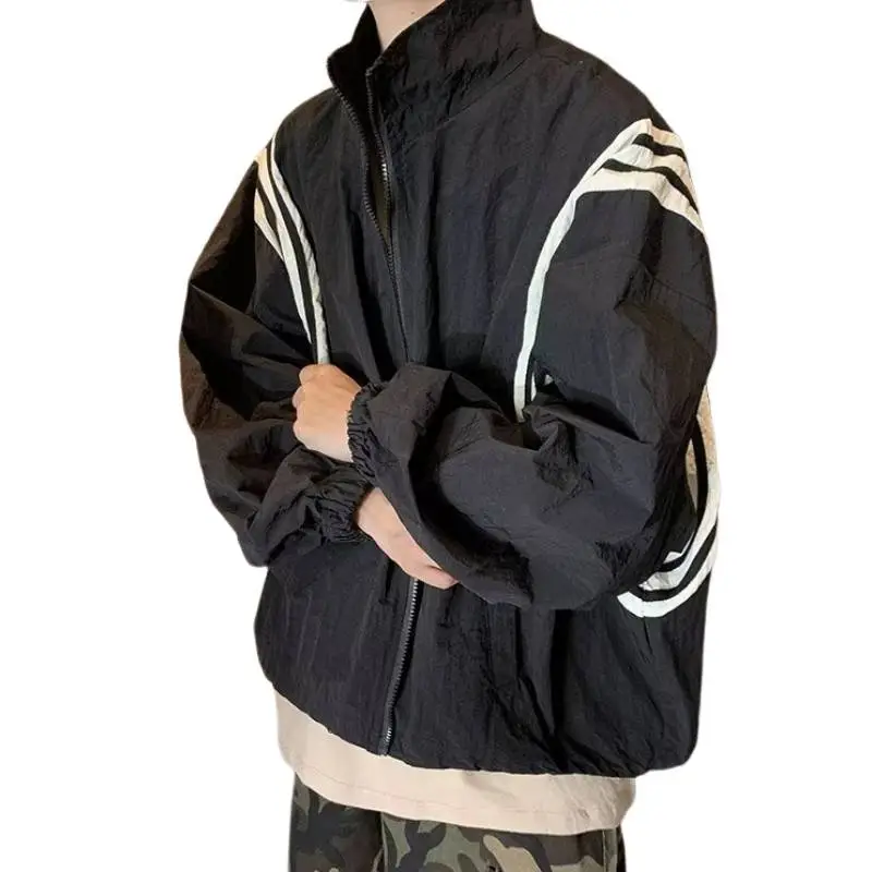 Retro Contrast Color Jacket - POIZON