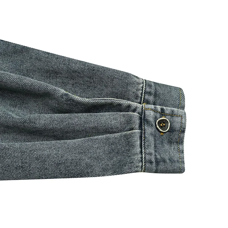 Heavy Industry Washed Laps Denim Jacket Multi-Pocket Loose Jacket - POIZON