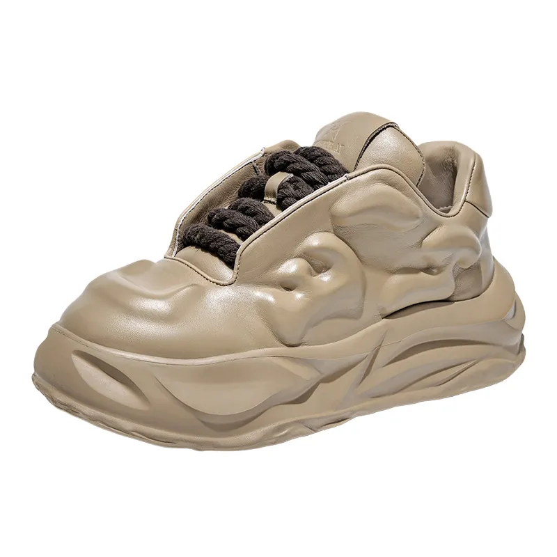 Thick-soled All-match Casual Trendy Shoes - POIZON