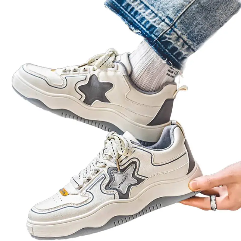 New Style All-match Star Contrast Casual Shoes - POIZON